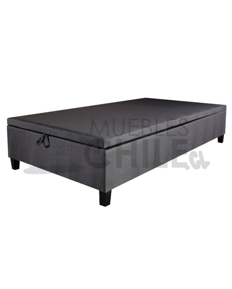 CAMA BAUL PLAZA 1/2 LINO COLCHON RESORTE
